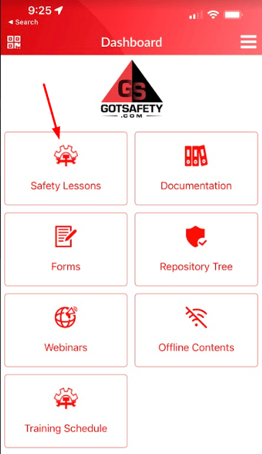App: Complete and Sign-Off on Safety Lessons – GotSafety.com