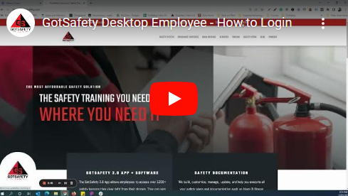 How to Login as an Employee – GotSafety.com
